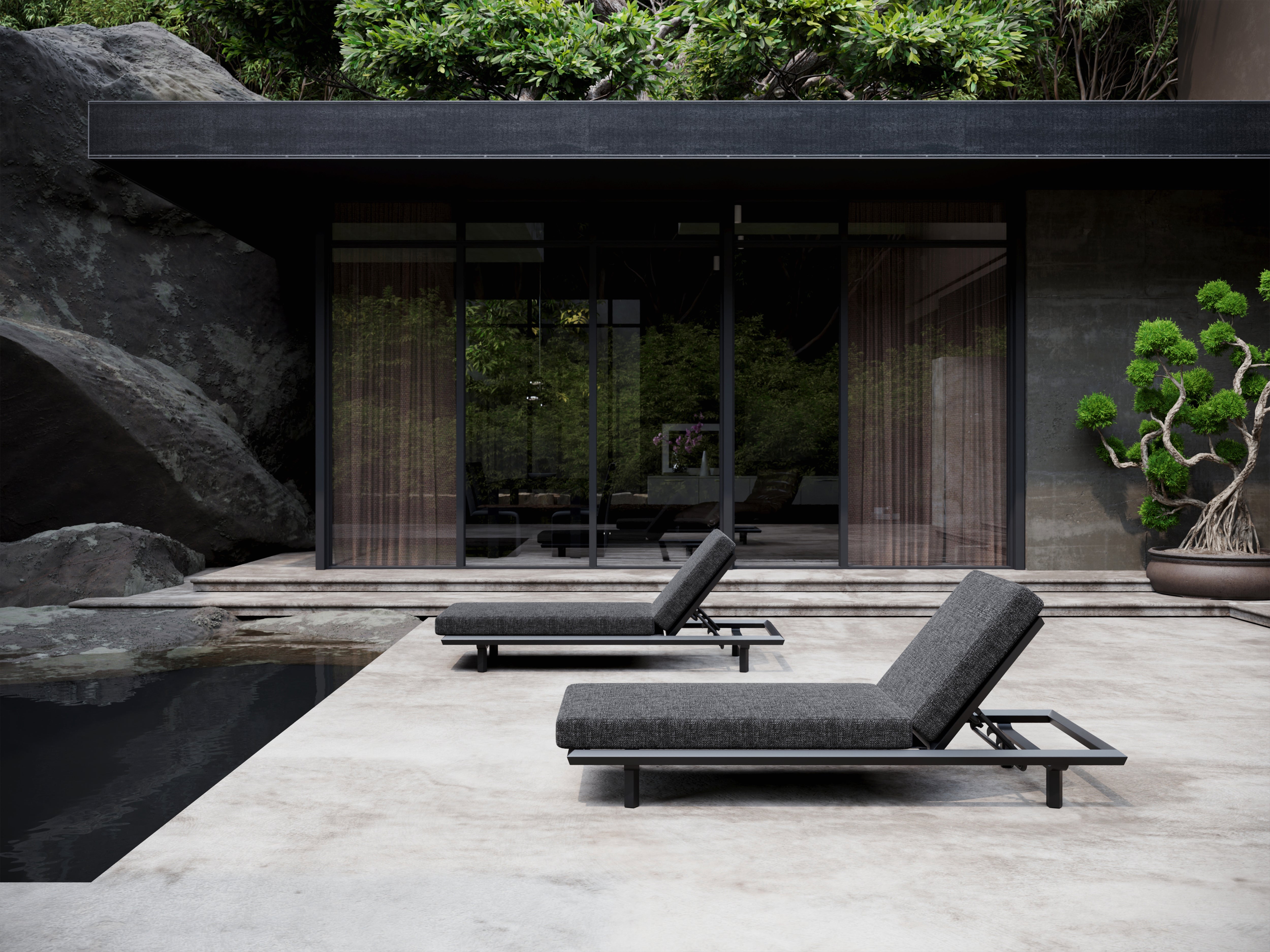 Sun Lounger - Éclat-Nightfall Collection – Zartera Gallery