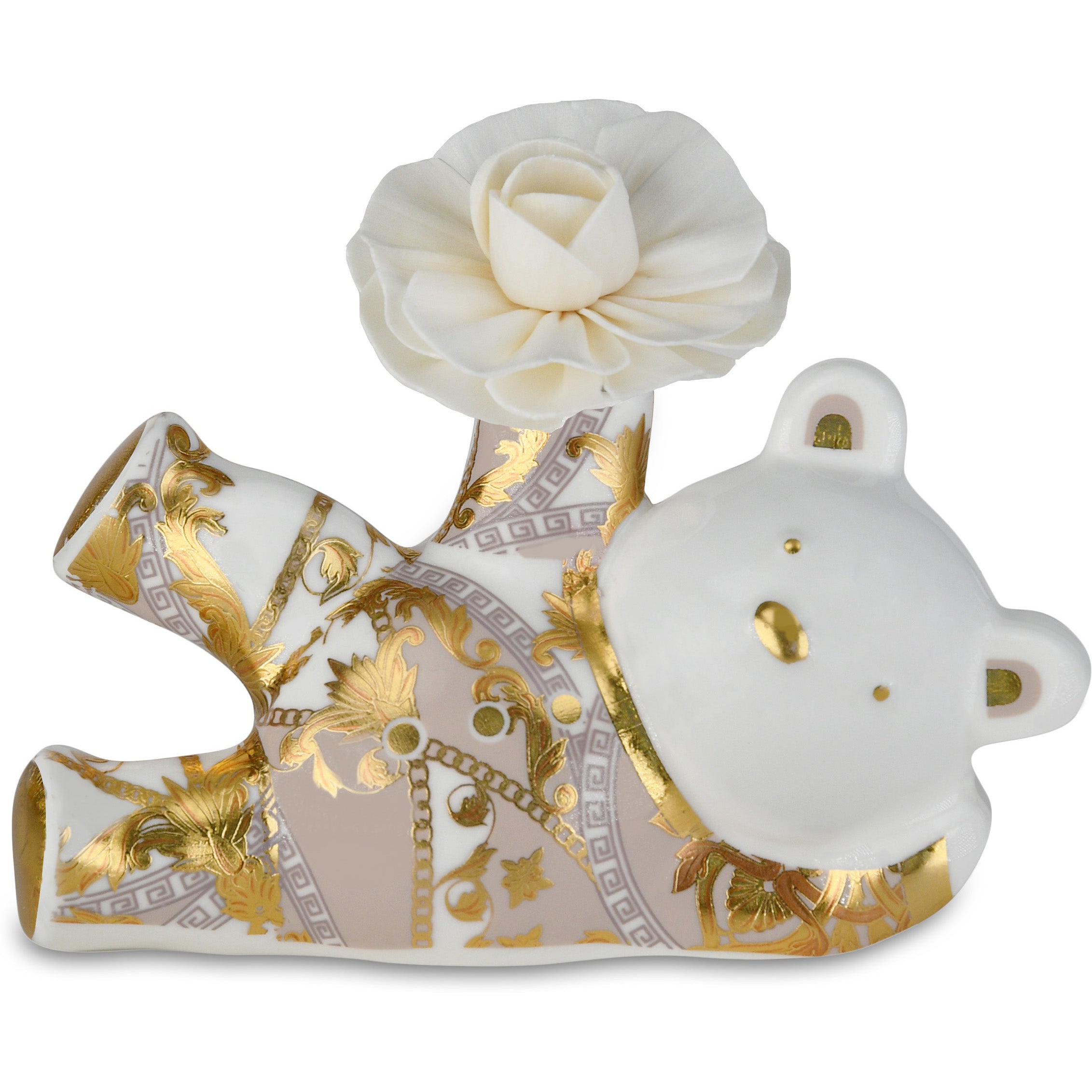Fragrance Diffuser in Porcelain - Teddy Bear 1 – Zartera Gallery