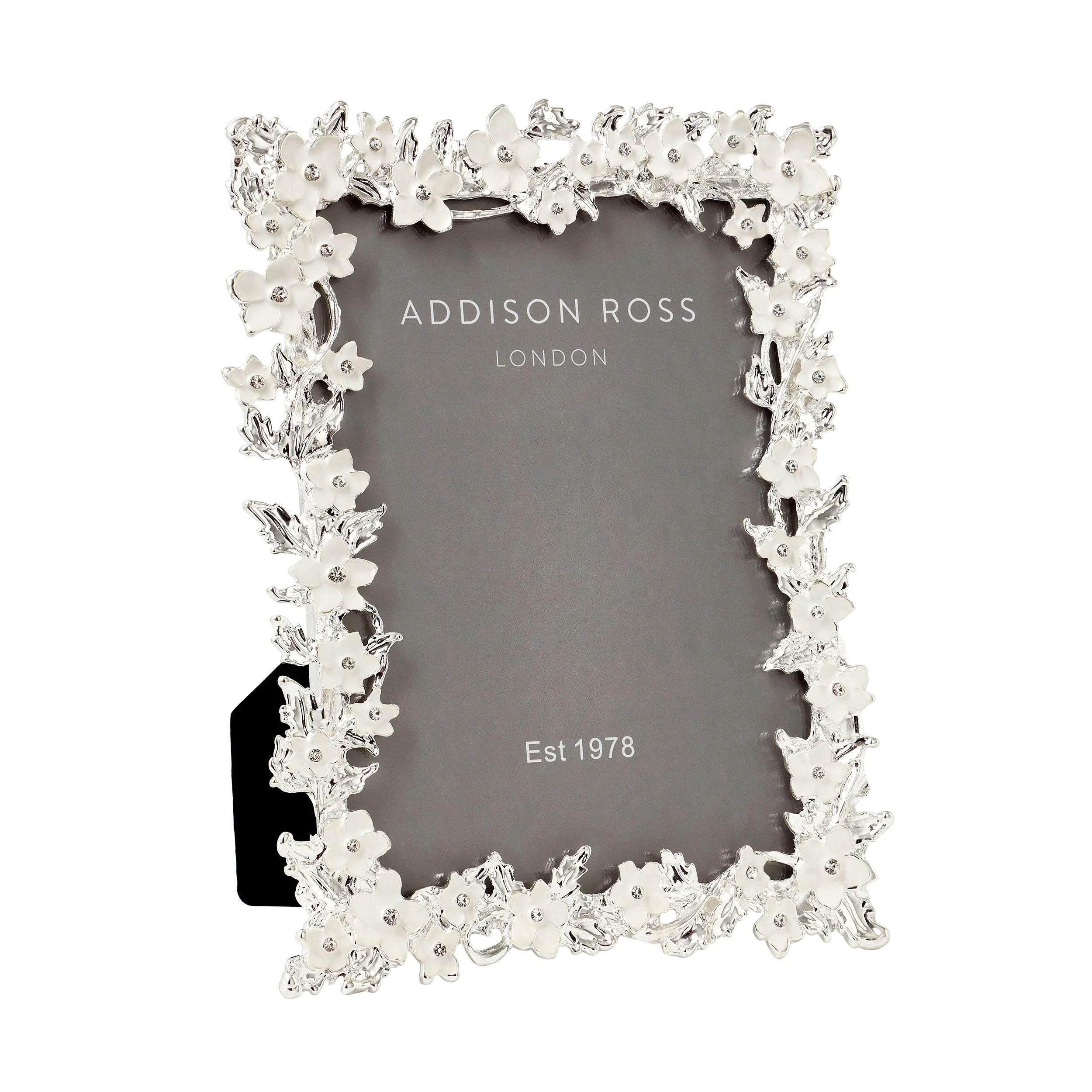 Photo Frame - Silver Flowers – Zartera Gallery