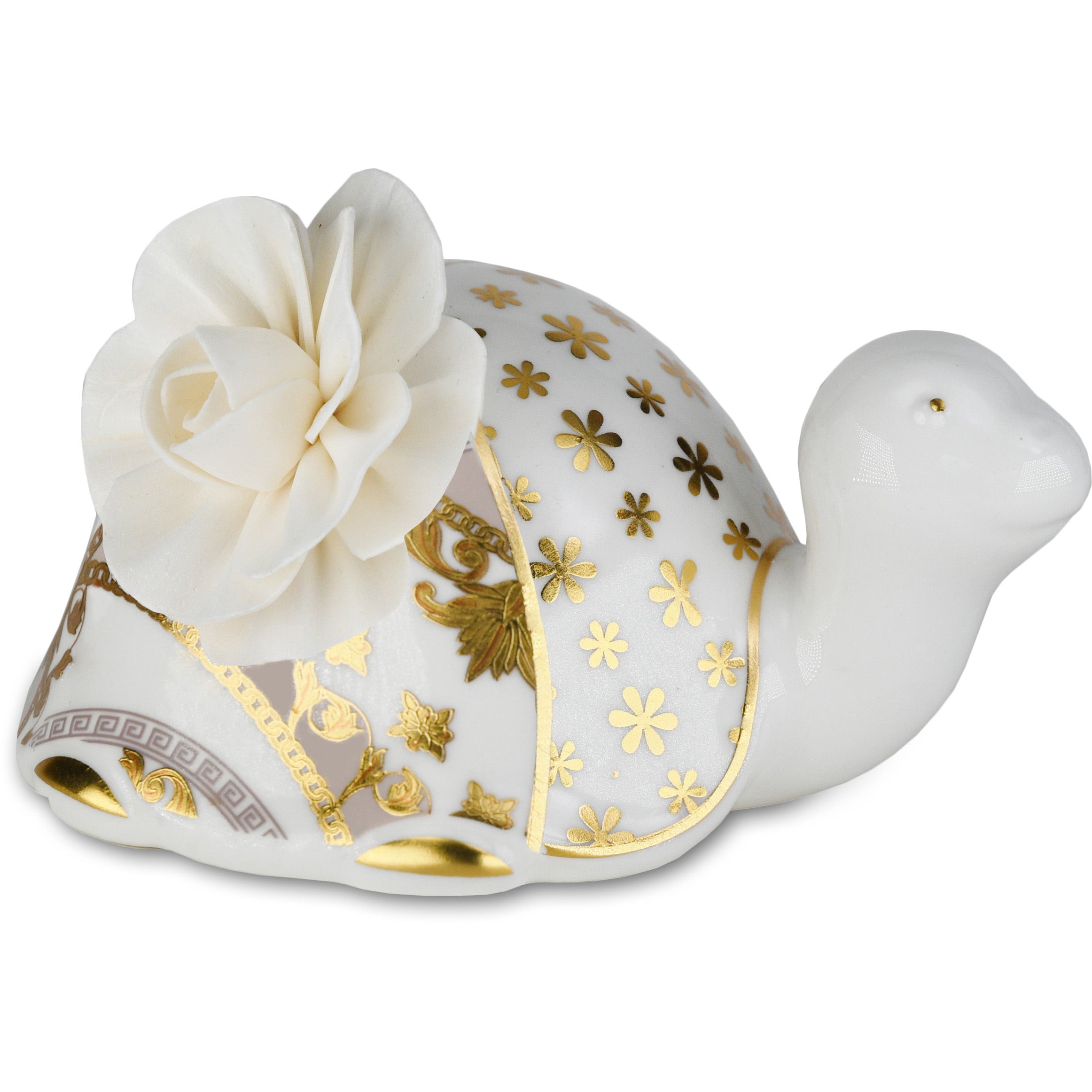 Fragrance Diffuser in Porcelain, Gold Tortoise – Zartera Gallery