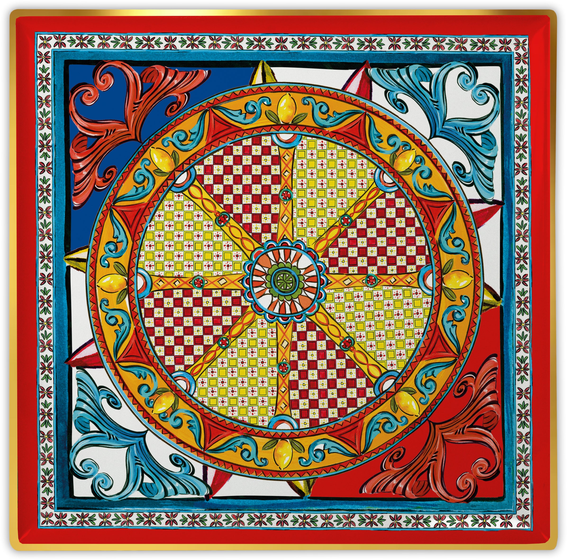 Square Gourmet Tray (Medium) - Sole Mio Collection – Zartera Gallery